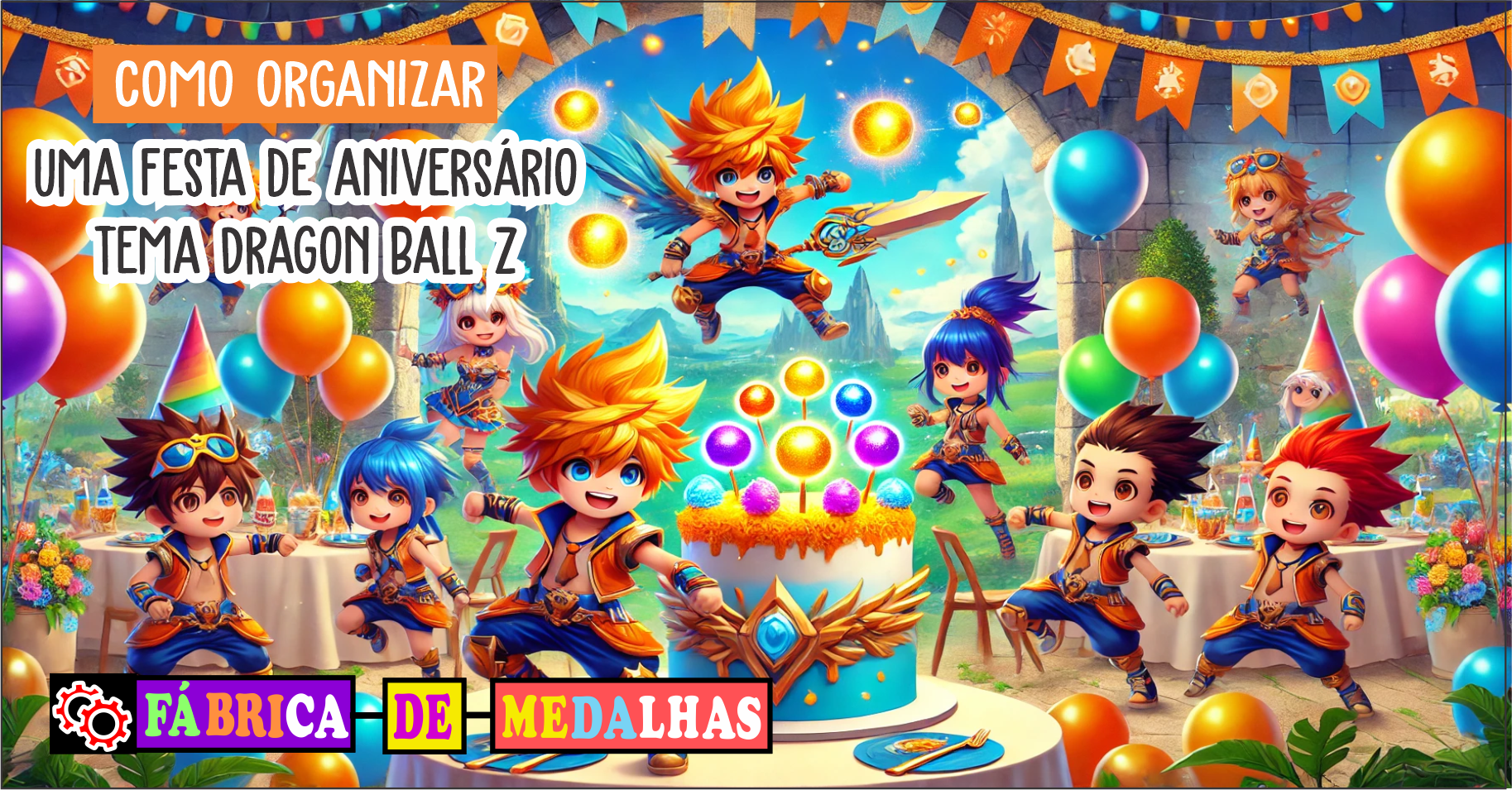 Como Organizar Uma Festa De Aniversário Incrível Com Tema Dragon Ball Z ...