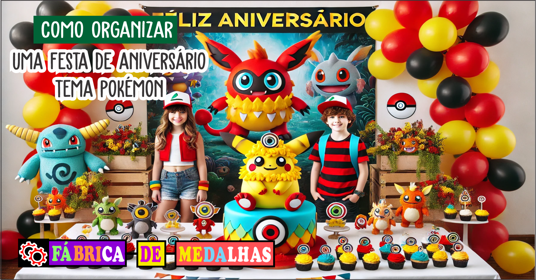 Como Organizar Uma Festa De Aniversário Com Tema Pokémon: Guia Completo ...